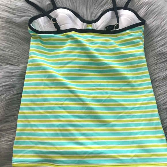 Lime Ricki | Swim | Nwt Lime Ricki Aqua Stripe Tankini Sz S | Poshmark